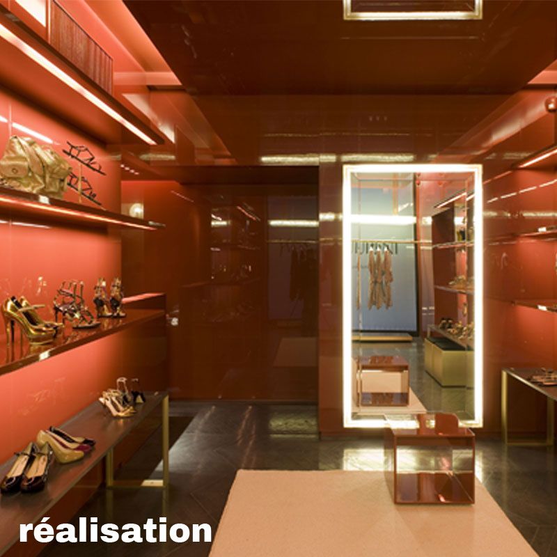 Boutique YSL (Yves Saint-Laurent), Paris - Moatti & Rivière - Architectes